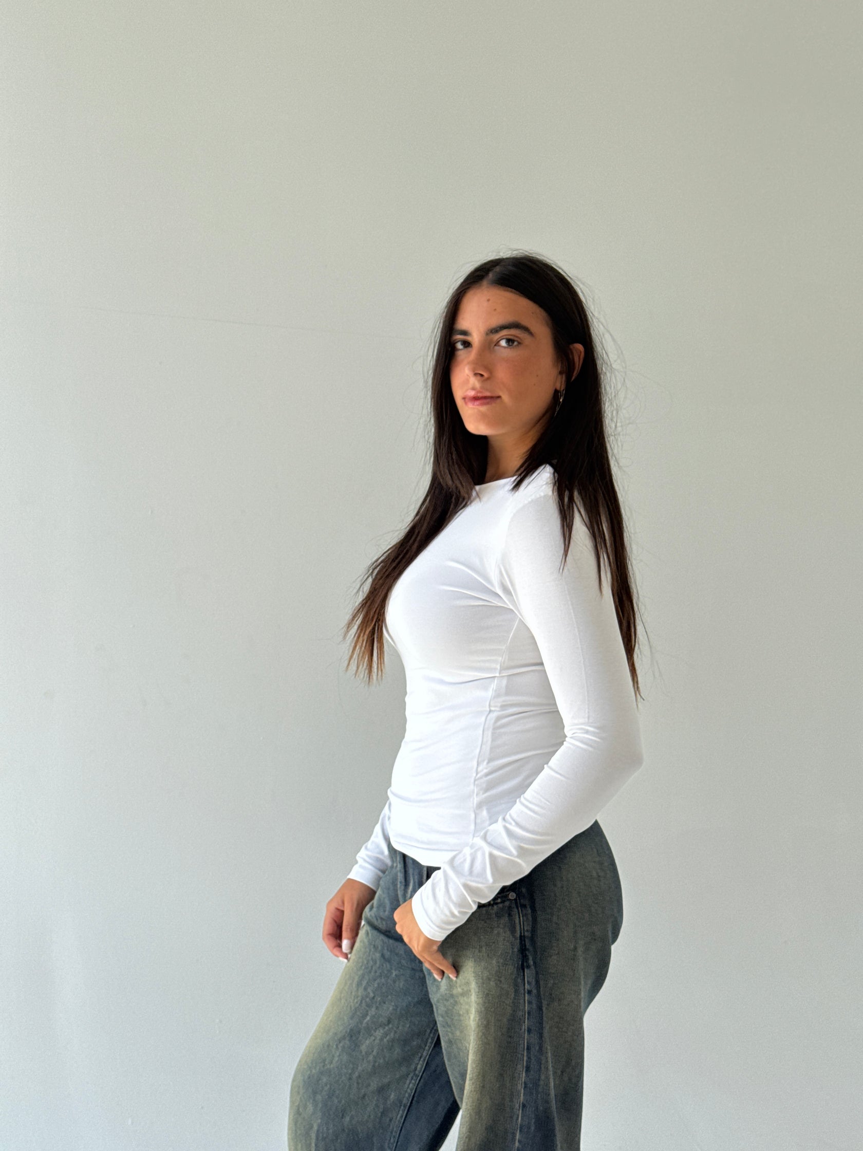 Long sleeve basic top – Jila shop